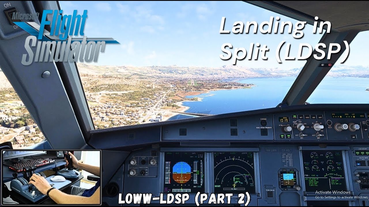 Stunning Approach in Split, Croatia - Microsoft Flight Simulator ...