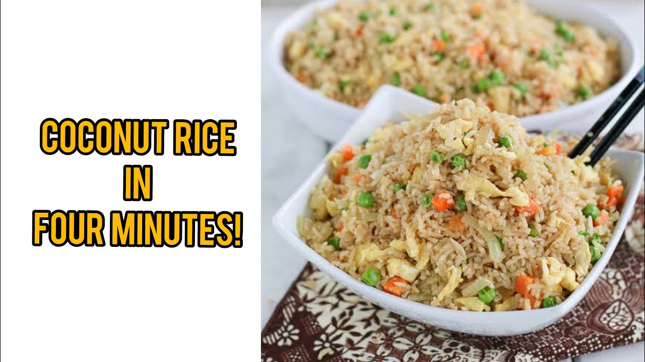 Easy way to make Nigerian Coconut Rice! - YouTube
