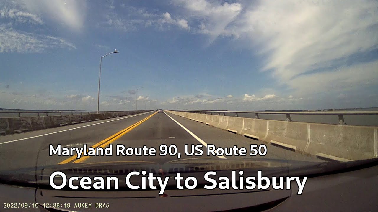 MD-90, US-50: Ocean City to Salisbury - YouTube