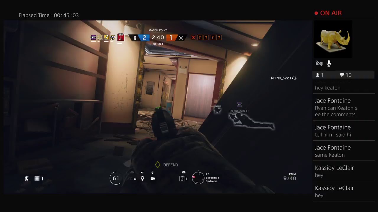 RHINO KOHLER Live rainbow Six Siege with keaton - YouTube