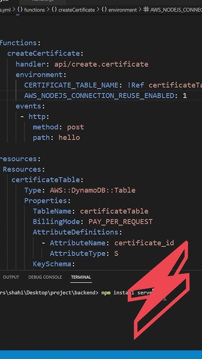 Cloudformation Template Creating Lambda Function Serverless Framework🔥🔥 ️ Youtube