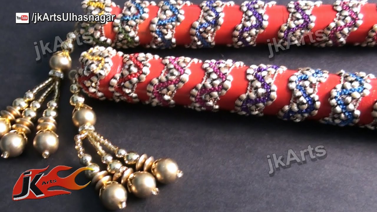 DIY Dandiya Sticks for Navratri Garba | How To Decorate | JK Arts 390 ...