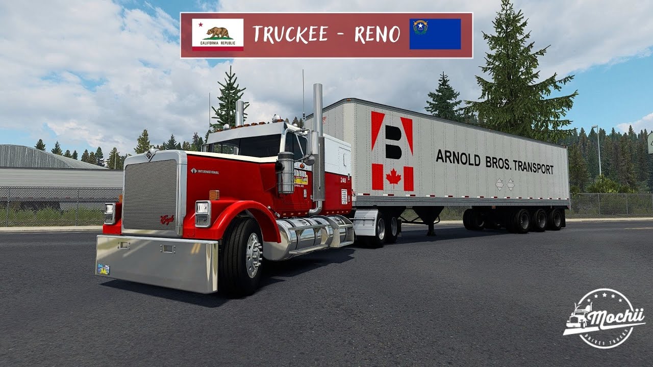 ATS 1.48| Truckee 🄲🄰- Reno 🄽🅅| International 9300 by KSW| SlavJerry´s ...