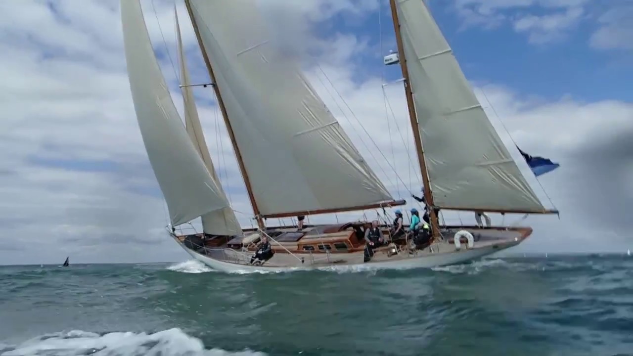 Lutine of Helford competing in the Panerai Bristish Classic Week 2017 ...