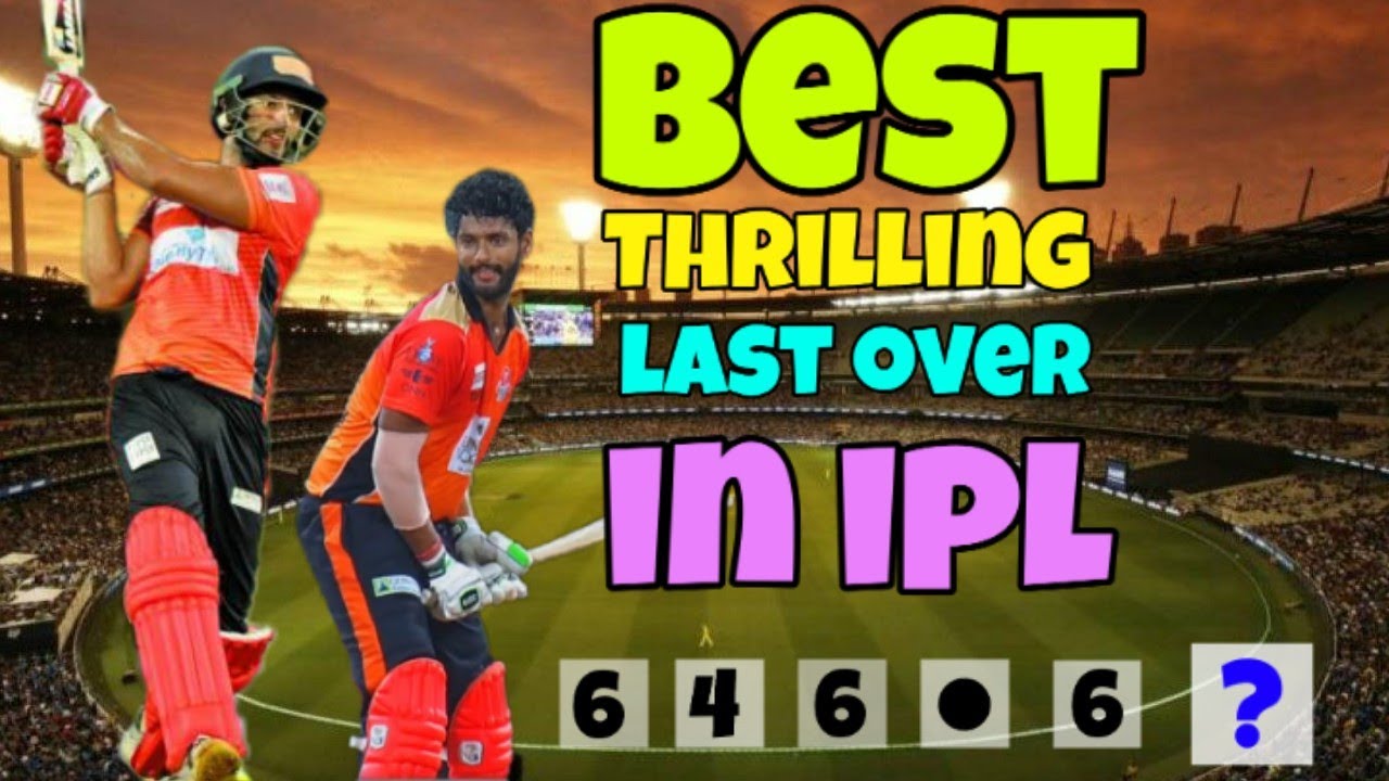 Best Thrilling Last Over In Ipl | Ipl Final | Techno Sports - YouTube
