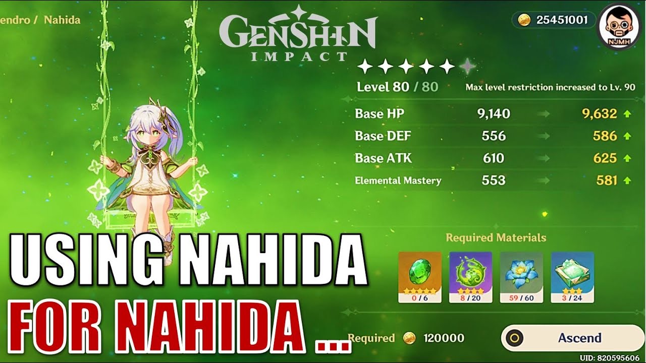 Using NAHIDA to farm for NAHIDA ... | That is why you need NAHIDA ...