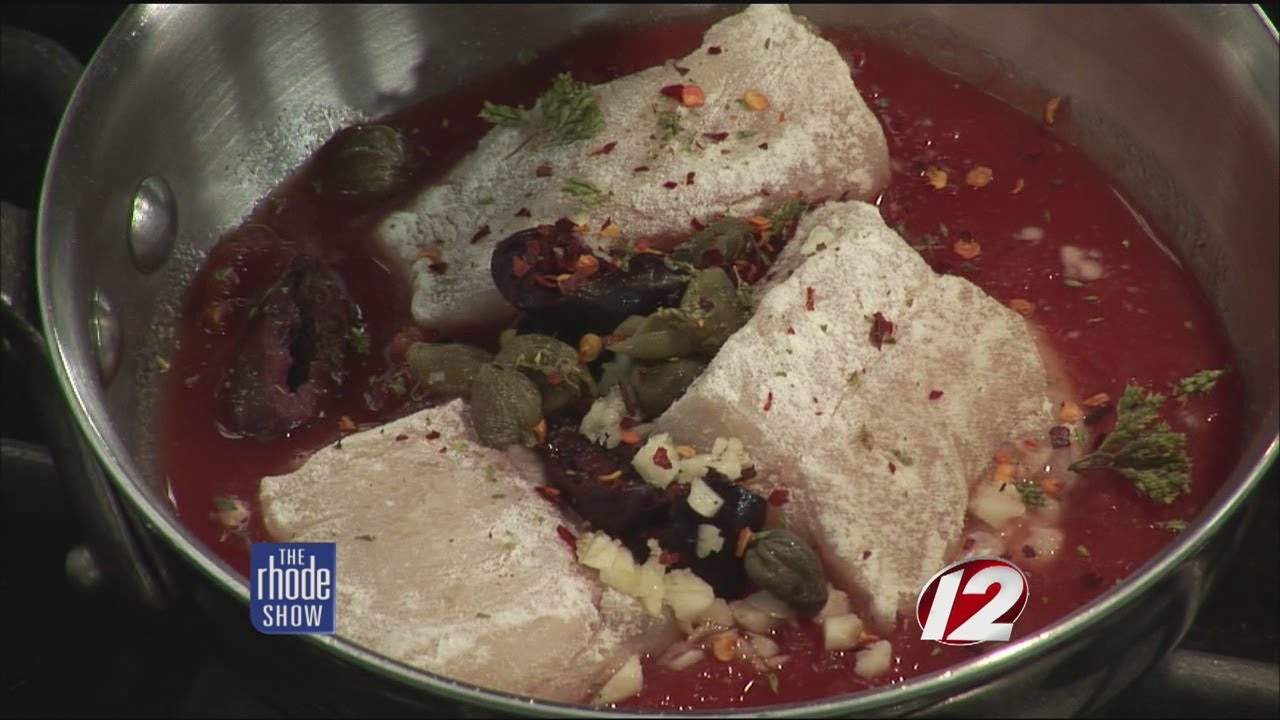Cooking: Poached monkfish with polenta - YouTube
