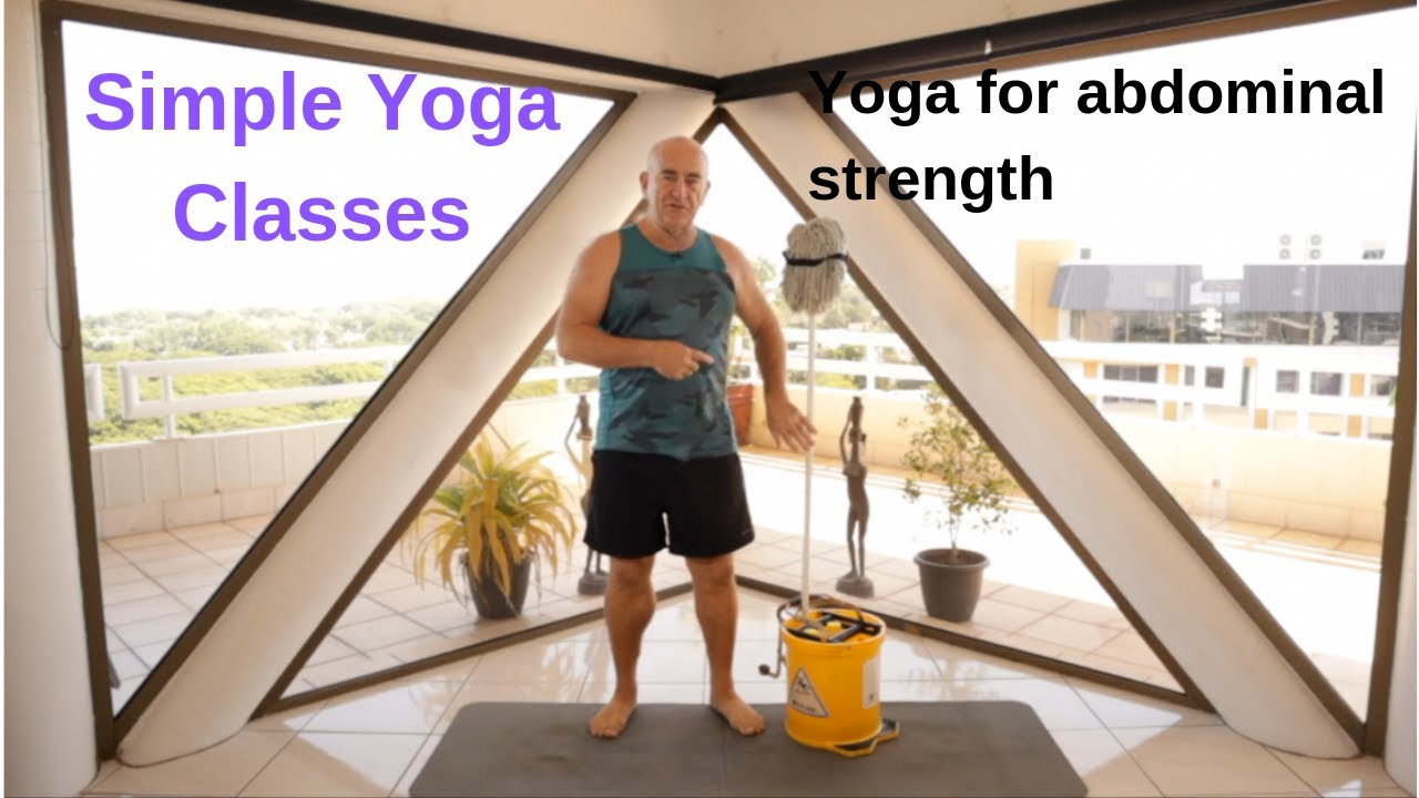 Draw Your Navel To Your Spine | Simple Yoga Classes - YouTube