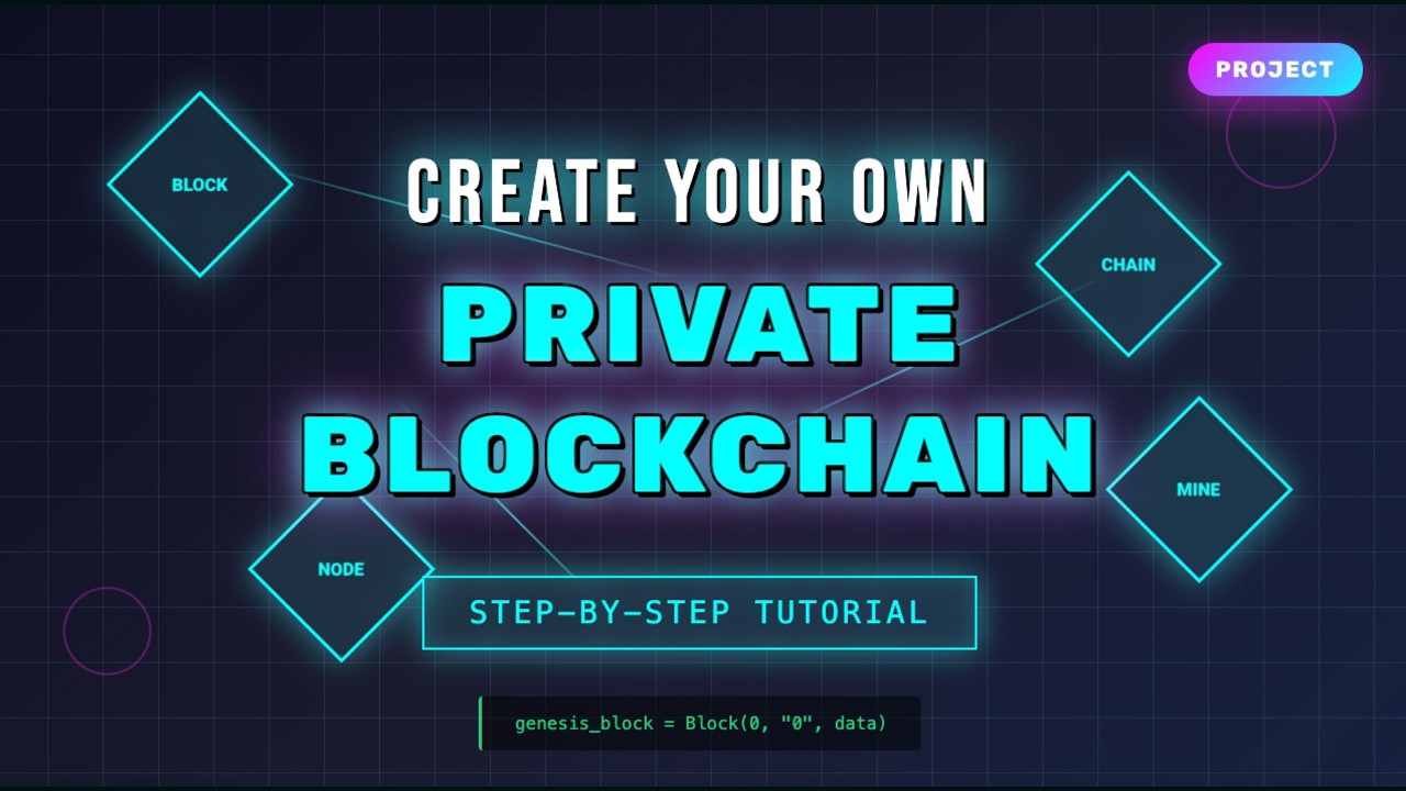 Create Your Own Private Blockchain Network | Mining + Native Currency ...