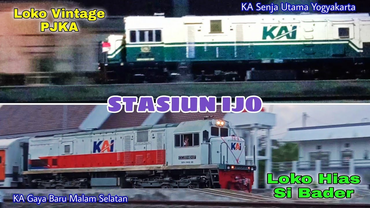 HUNTING SAMPAI MALAM DEMI INI!! - KA Senja Utama Yogyakarta Loko ...