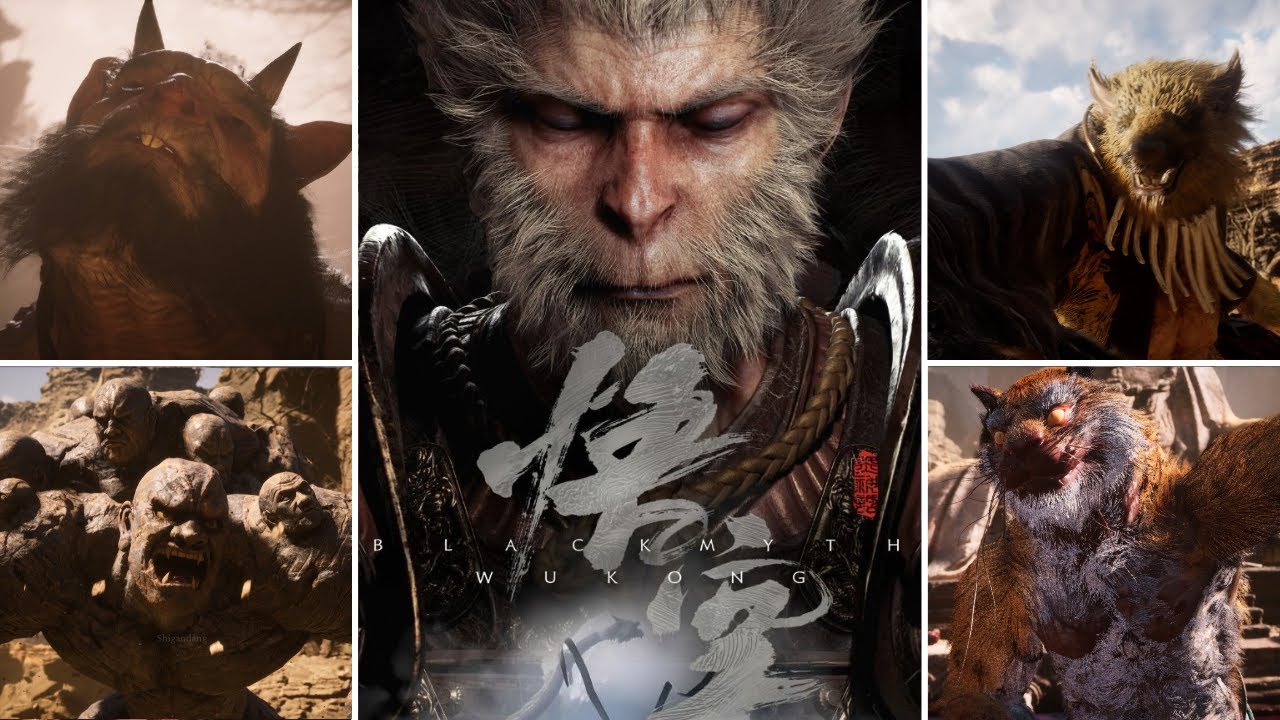 Black Myth Wukong All Boss Fights Chapter 2 ( Secret Bosses + Spirits ...