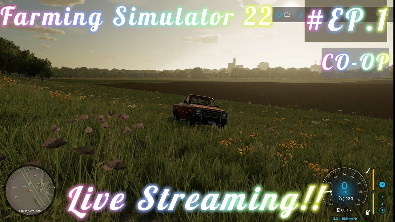 Farming Simulator 22 CO-OP #EP.1 Live Streaming!! - YouTube