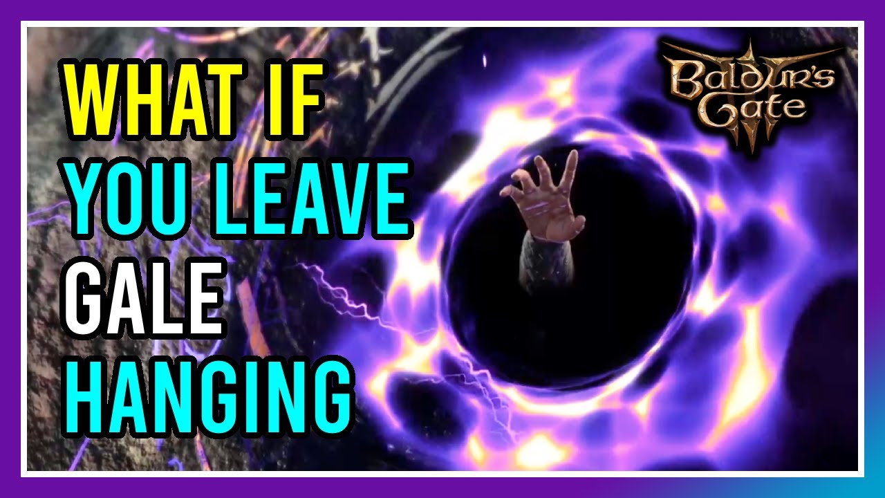 What if you Leave Gale Hanging | Baldur's Gate 3 - YouTube