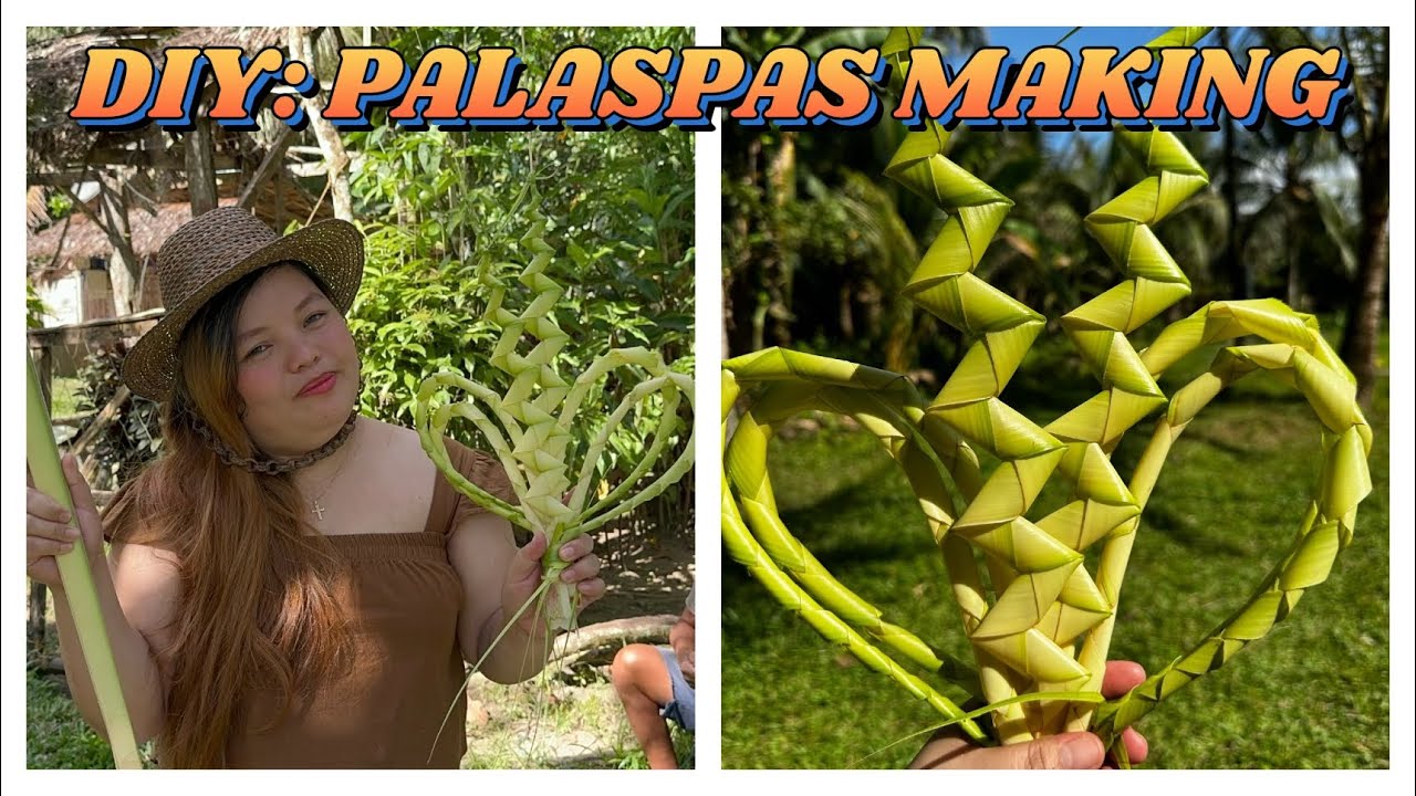 DIY palaspas making for palm Sunday | Palm/Coconut tree| - YouTube