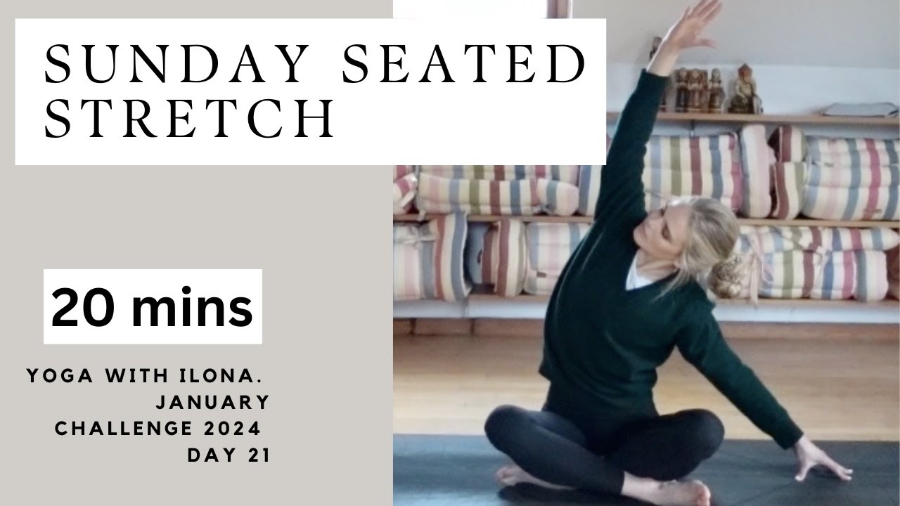 Cosy Seated Yoga Stretch for Lazy Sundays - 10 mins - YouTube