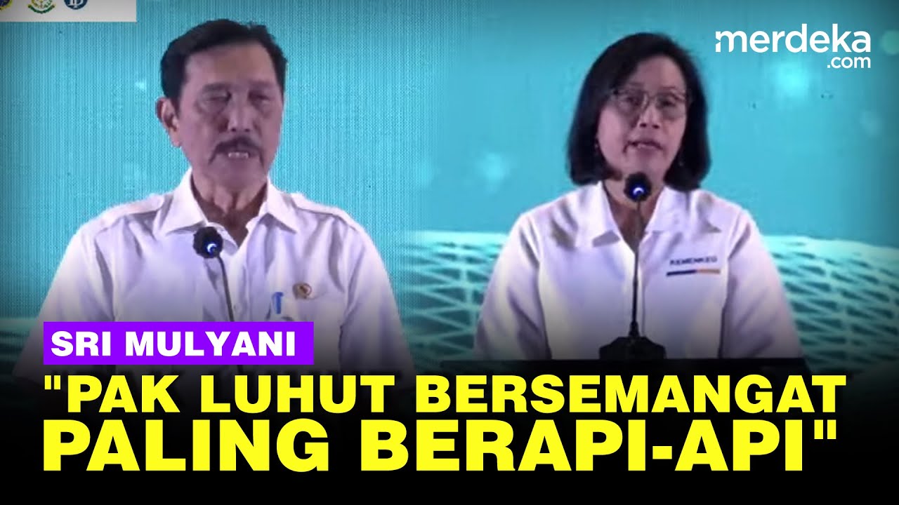 Sri Mulyani Siap Launching SIMBARA: Pak Luhut Paling Berapi-Api dan Semangat - YouTube