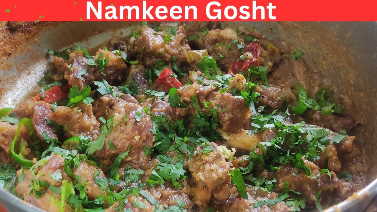 Namkeen gosht @FamilyFoodRecipies |Traditional easy namkeen gosht ...