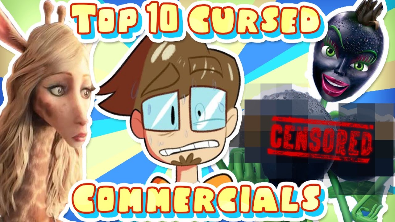 Top 10 CURSED Animated Commercials - YouTube