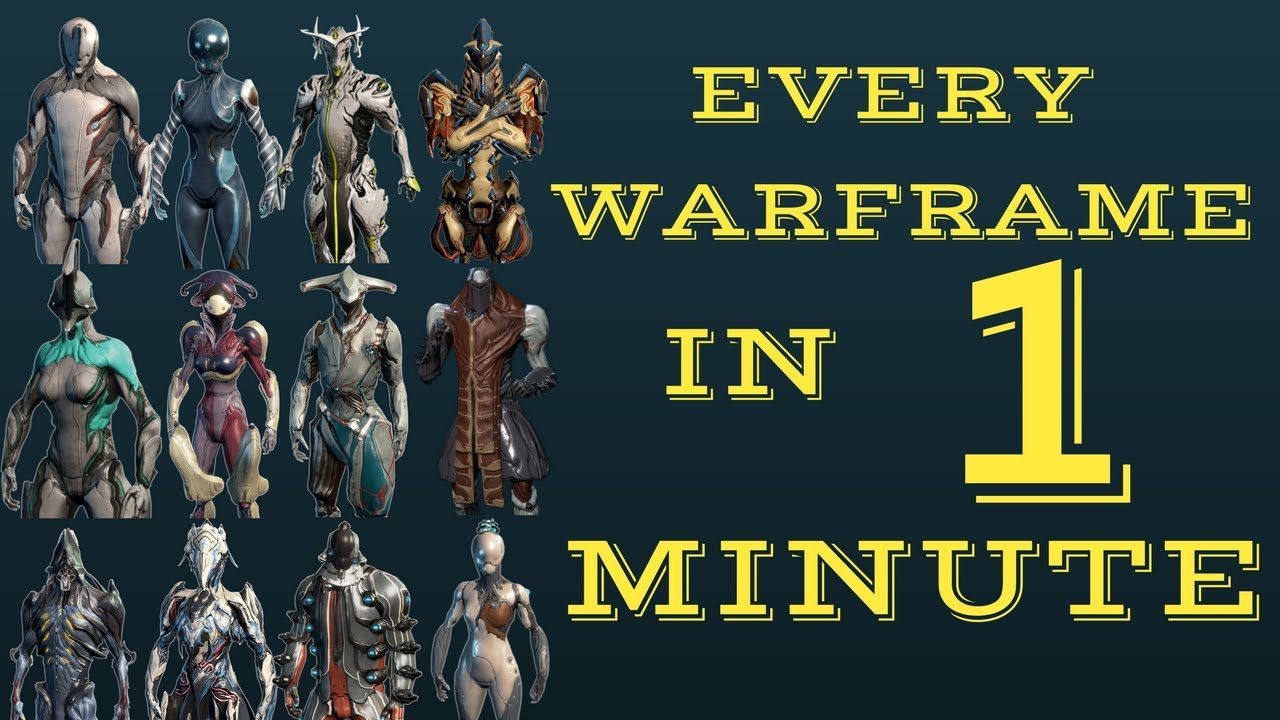 Every Warframe Reviewed in 1 Minute - YouTube