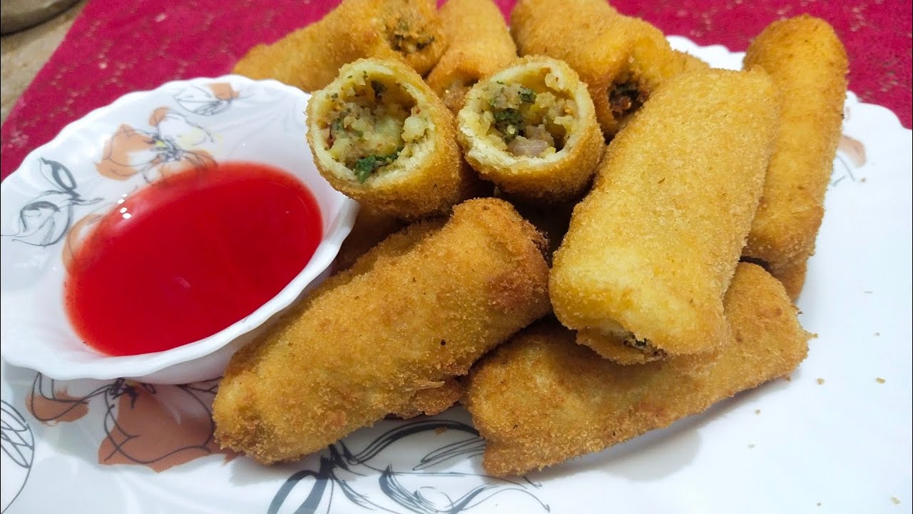 bread roll#tea time snakes very Crispi # delious snakes # home made ...