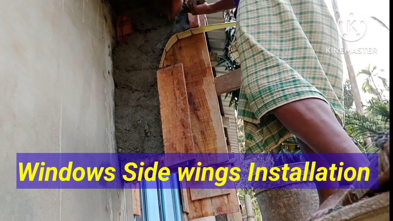Windows Side Wings Installation ll Window wings Disign ll CMM VLOG ...