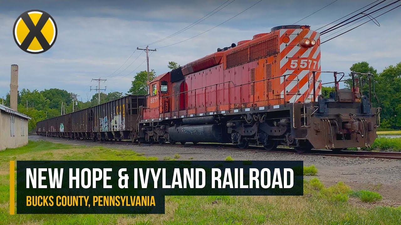 GMD SD40-2 Leads Stone Train Over the NHRR - YouTube