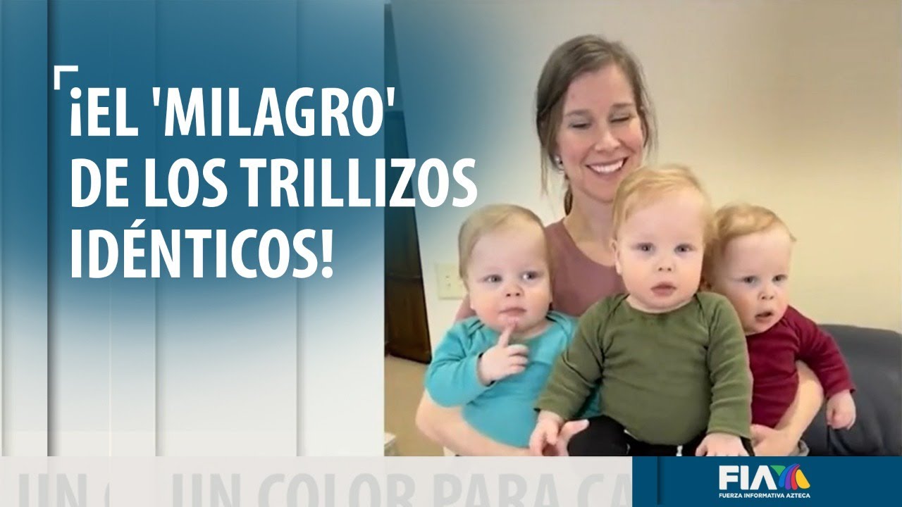 ¡Trillizos idénticos! ¿Qué harías para identificar a tus hijos? - YouTube