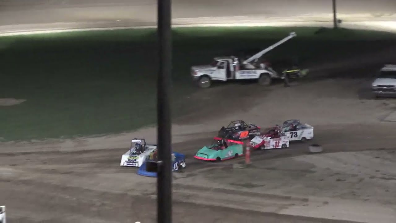 Mini Wedge 10-14 Heat Race #1 at Crystal Motor Speedway, Michigan on 09 ...