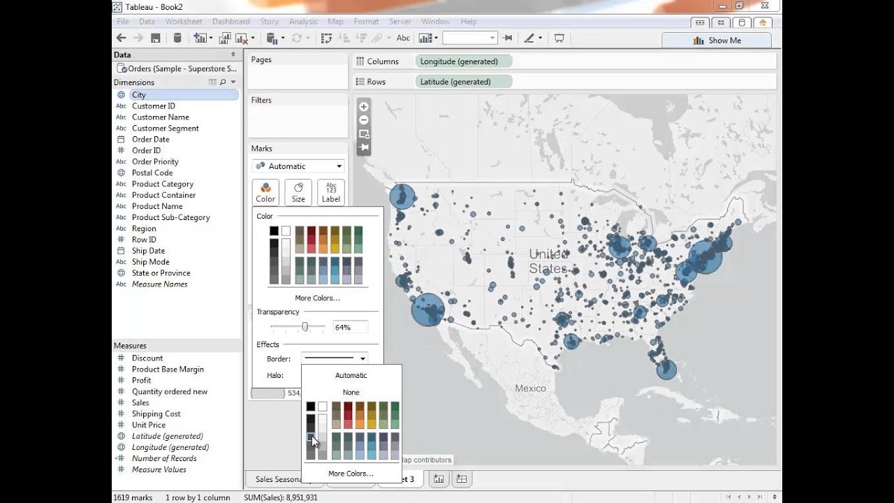 Tableau Tutorial: 1.01 Getting Started v. 8 2 - YouTube