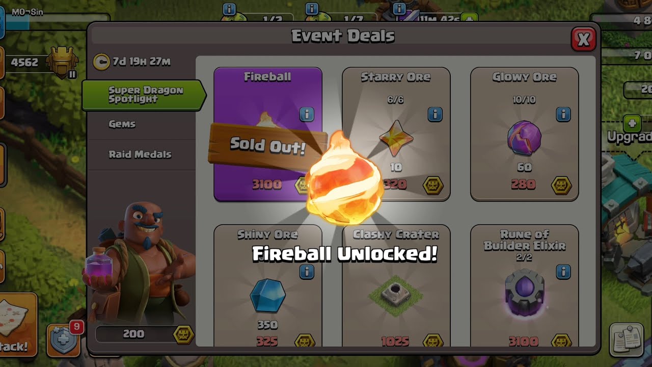 Unlocking Fireball || Clash of Clans || @akaxenon - YouTube