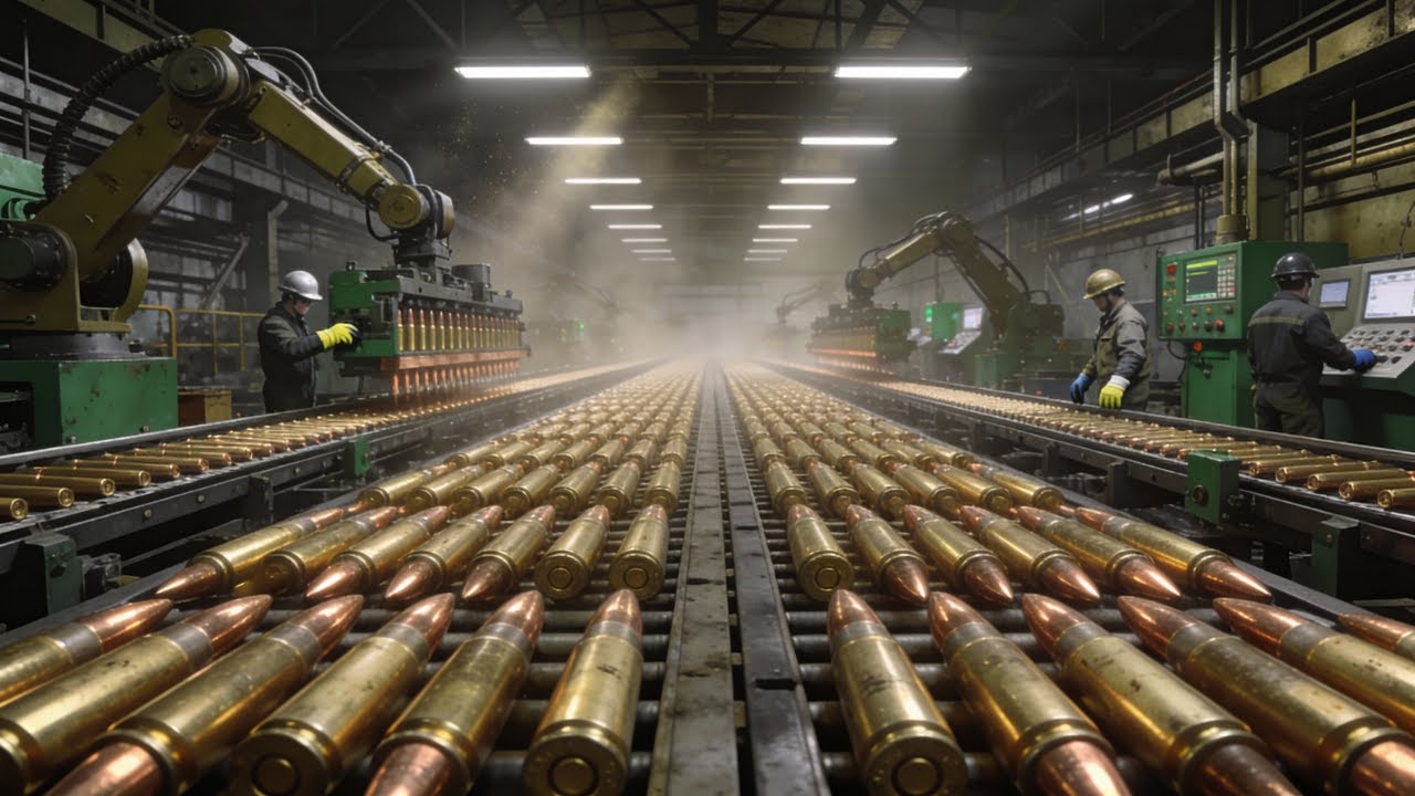 Inside the Ammunition Factory: How Millions of Bullets Are Made for War ...