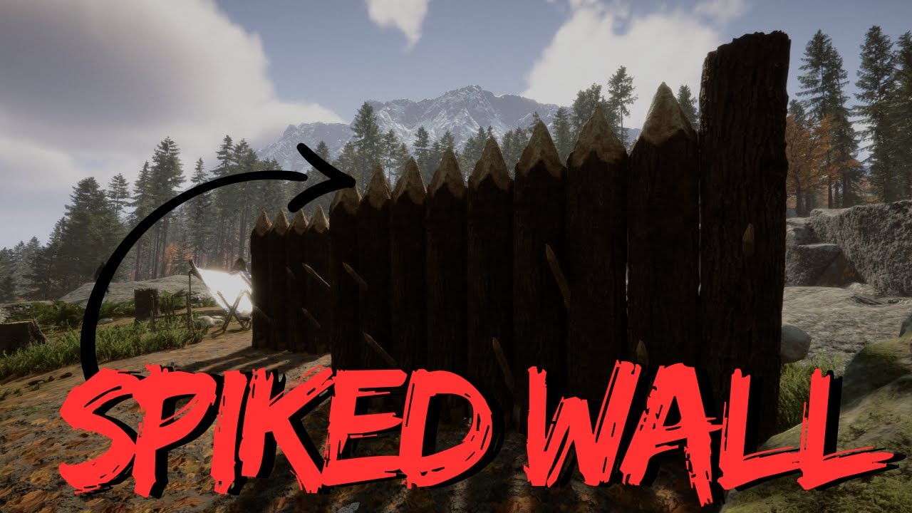 The defensive wall your base needs - Sons of The Forest - YouTube