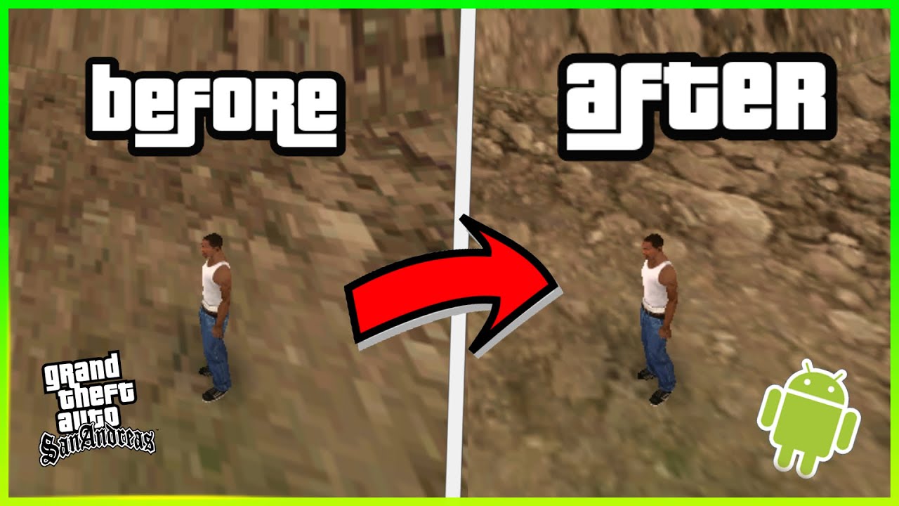 How to fix Pixelated Textures in GTA: San Andreas (Android) - YouTube