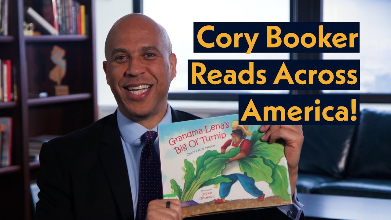 Senator Cory Booker Reads Across America | Grandma Lena's Big Ol ...