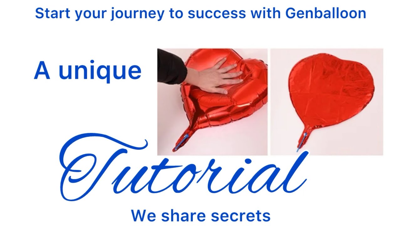 Ordinary and one original way how you can deflate a foil balloon ...