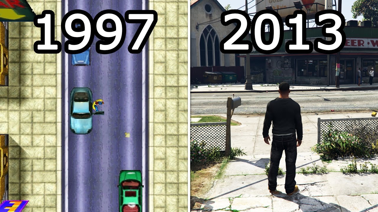 Evolution of Grand Theft Auto (1997-2013) - YouTube