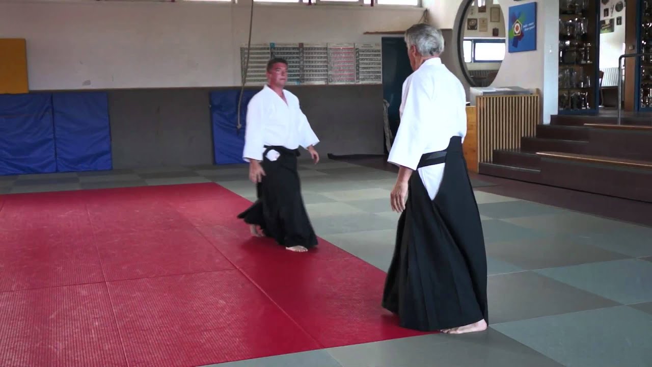 1. Kyu - Tachi Waza - Ushiro Katate Dori Kubi Shime - Kote Gaeshi Omote ...