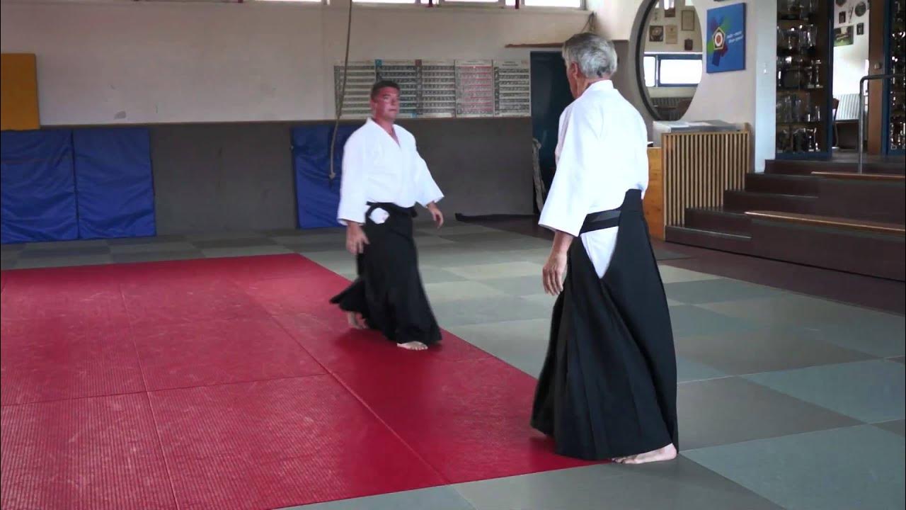 1. Kyu - Tachi Waza - Ushiro Katate Dori Kubi Shime - Kote Gaeshi Omote - YouTube