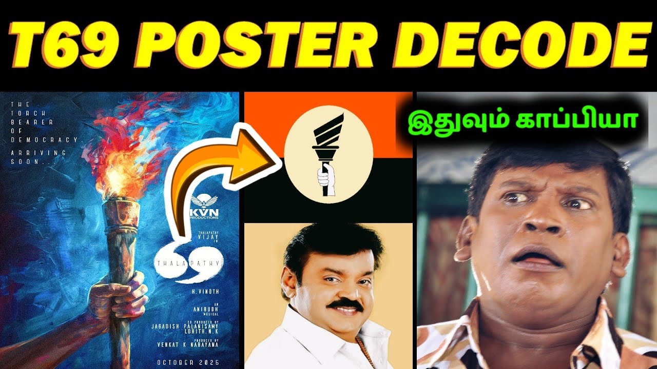 Thalapathy 69 Poster Reaction | Thalapathy 69 Poster Troll | Thalapathy ...