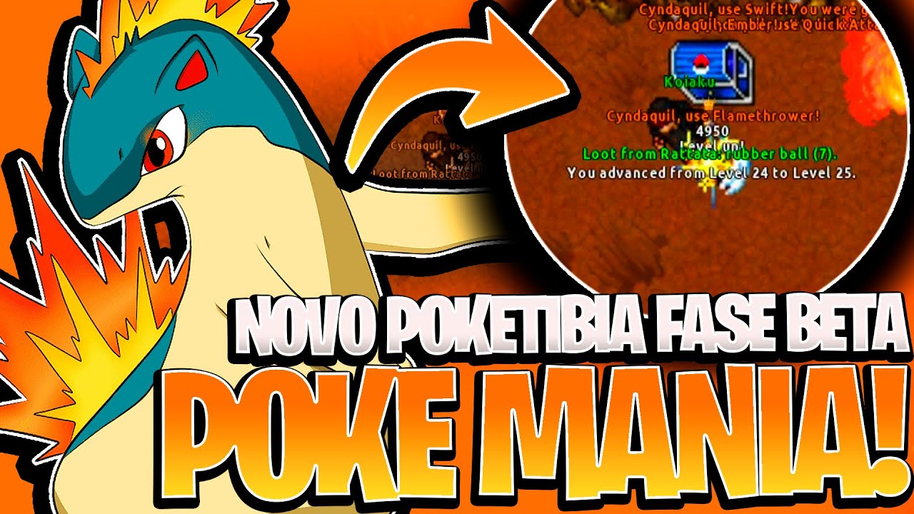 NOVO POKETIBIA MOBILE E PC 2025 POKE MANIA!😎🤯FASE BETA! BASE SHINY E ...