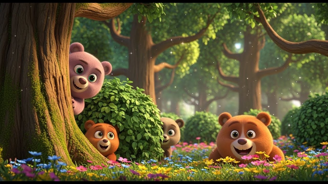 Counting Bears Playing Hide and Seek 🐻 | Learn Numbers 1 to 10 | Fun ...