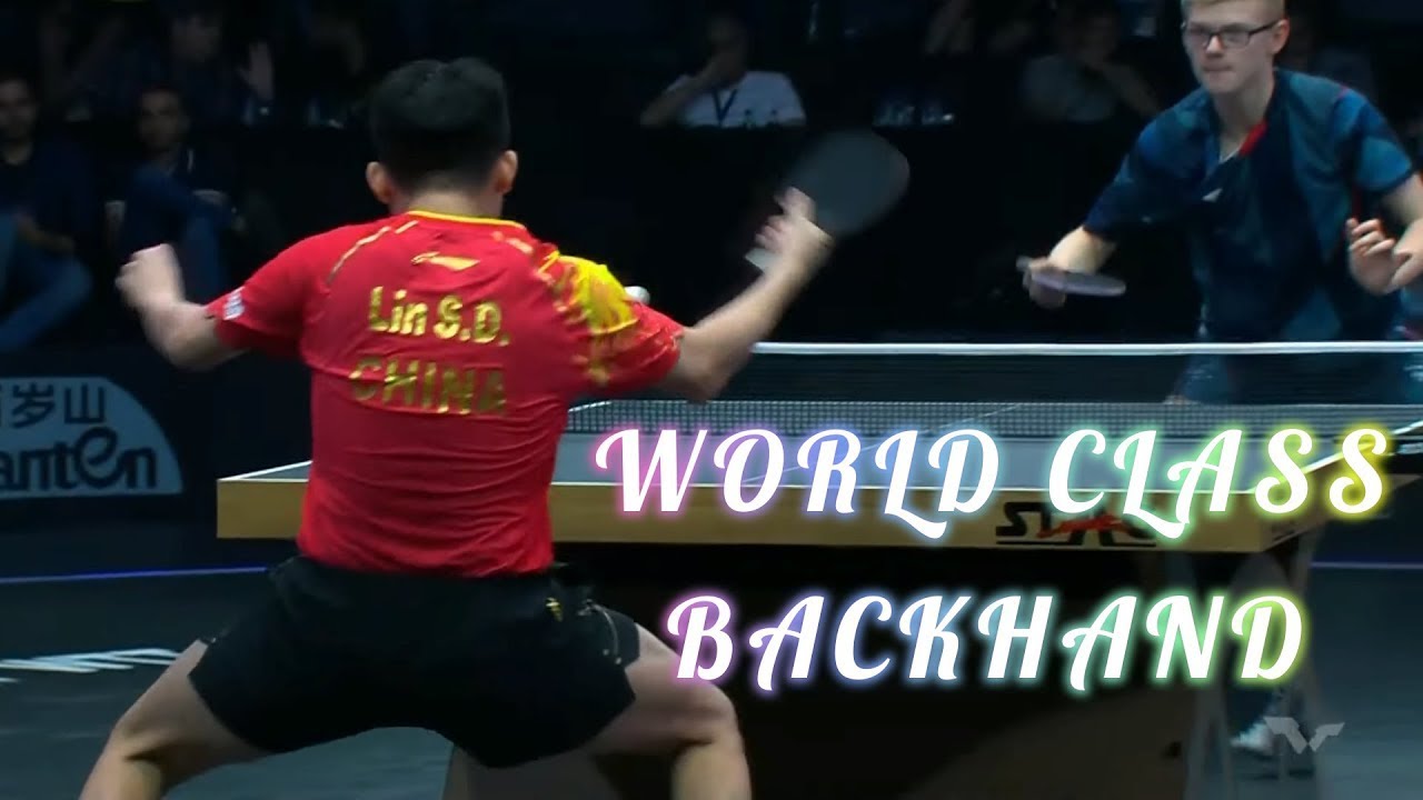 LIN Shidong Showing World Class Backhand! - YouTube
