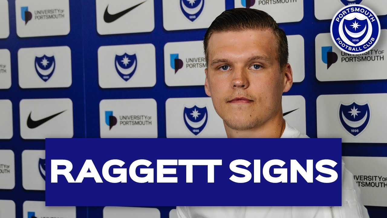 Sean Raggett signs for Pompey on loan from Norwich - YouTube