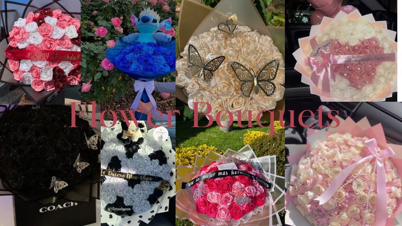 Flower Bouquets/florist from tik tok💐🎀 - YouTube