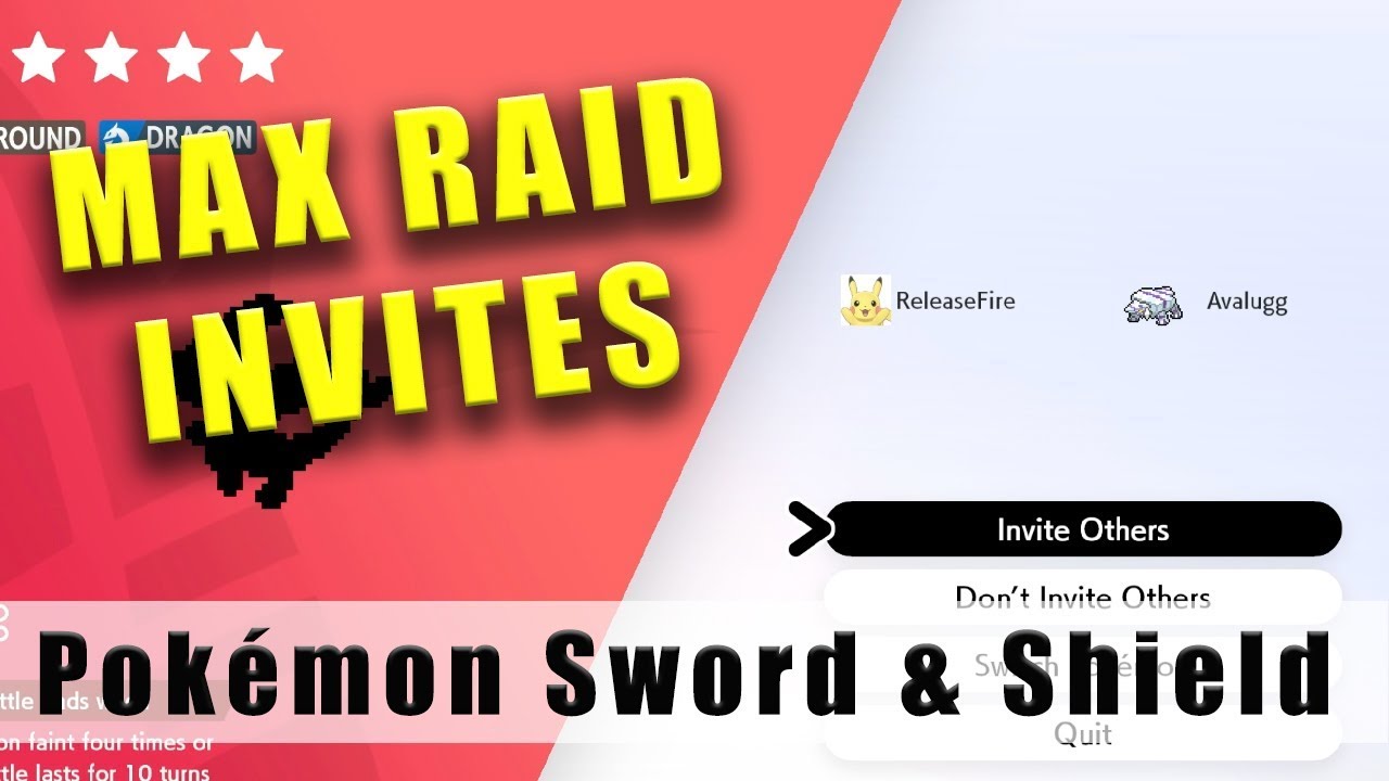 Pokémon Sword and Shield how to invite others to Max Raid Battles ...