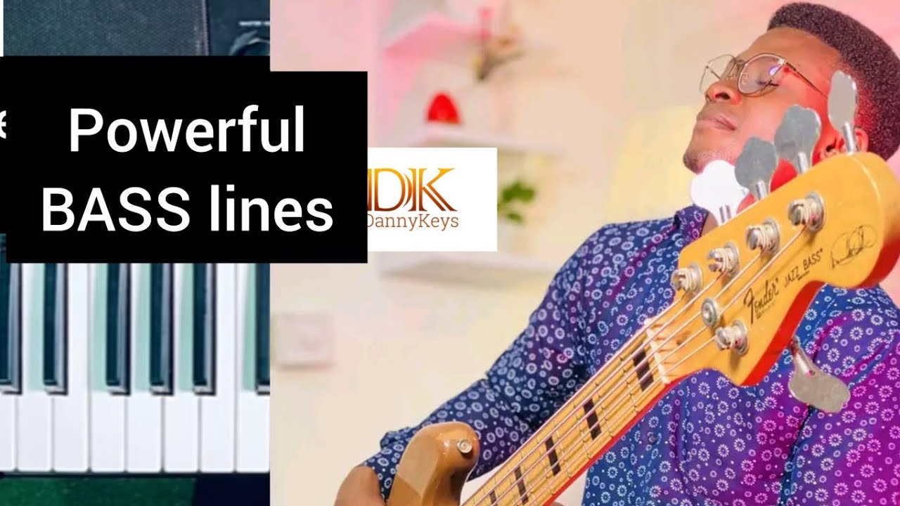 How to play powerful BASS lines on the keyboard..... Backing ...