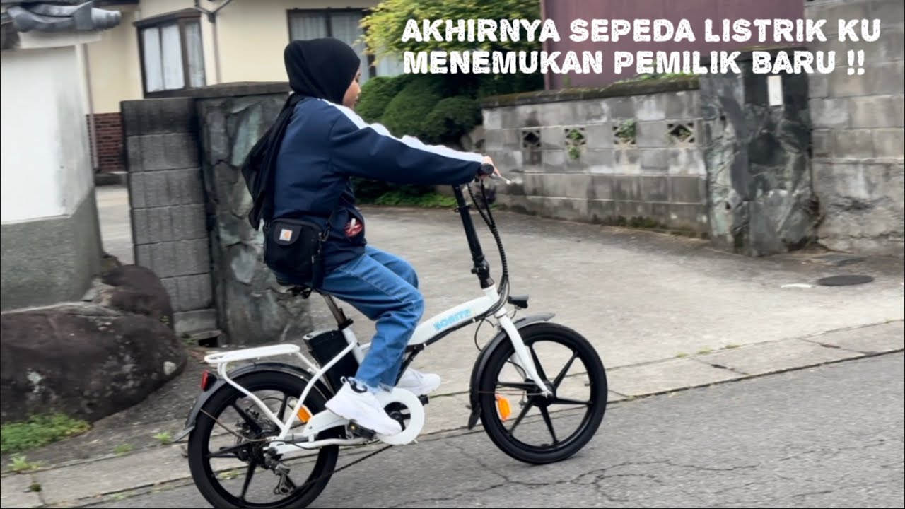 PENYERAHAN SEPEDA LISTRIK JEPANG DENGAN PEMILIK YANG BARU !! 🥹🫶 - YouTube