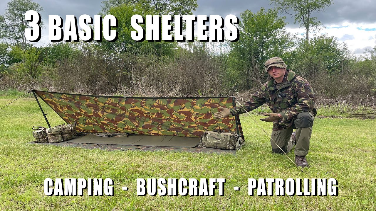 Basic Guide to Shelter Building - Tarps and Bashas - YouTube