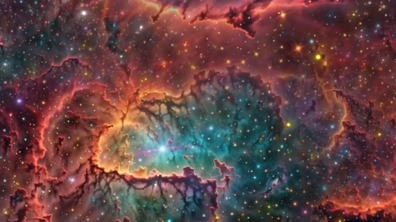 10 hour Stunning Nebula Sleep Music with 396 Hz Frequency - YouTube