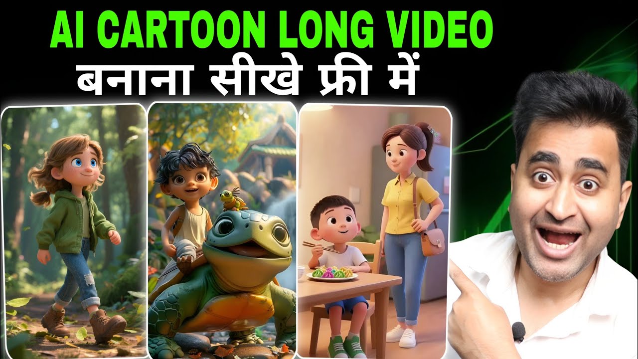 How To Create AI 3D Cartoon Video FREE | AI Se Video Kaise Banaye ...